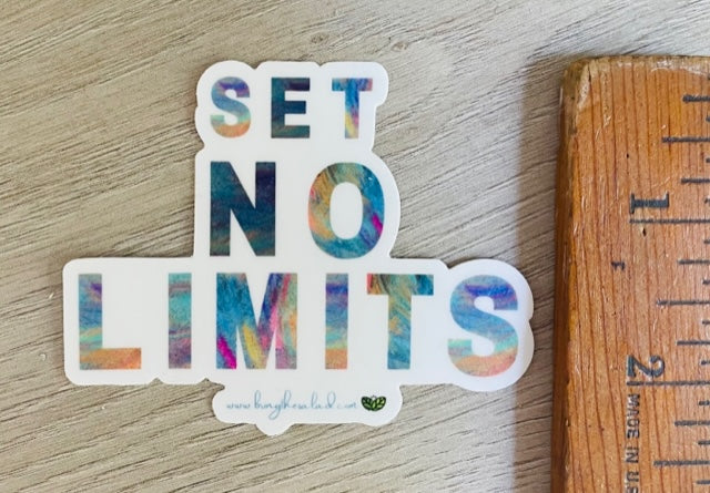 Set No Limits Sticker – Bring The Salad Publishing